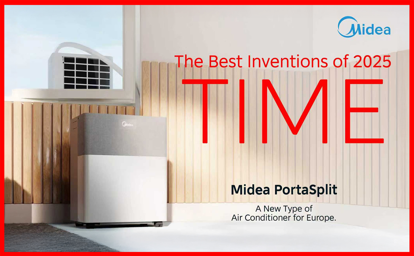 Midea's PortaSplit air conditioner has been successfully nominated as ...