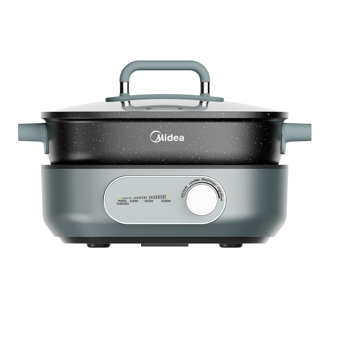 6L Two Zone Detachable Electric Hot Pot MHP172KMBPB | Midea CA