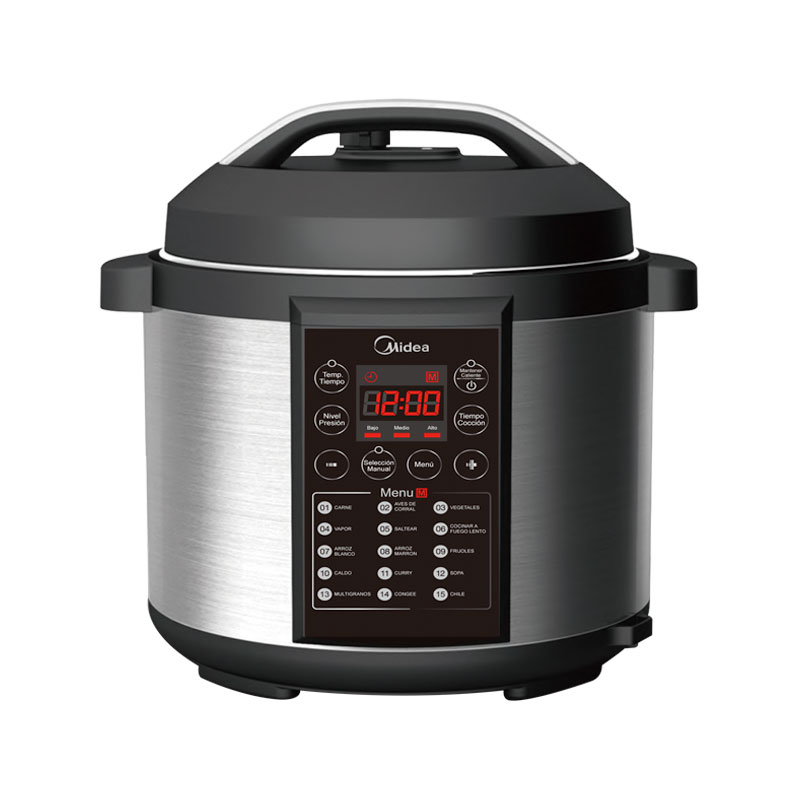 Olla de Presión Eléctrica 6L Silver Multi-Function Cooker MPC6N2SDSS-CA | Midea CO