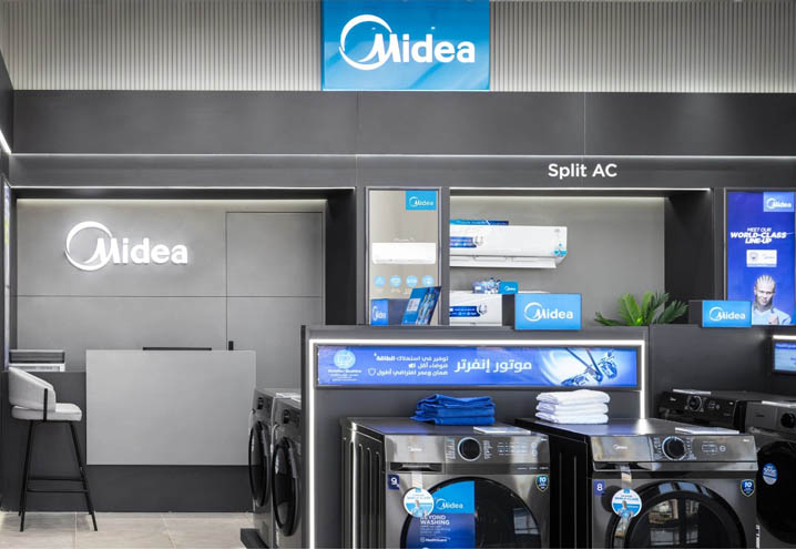 Midea’s first official store in Egypt
