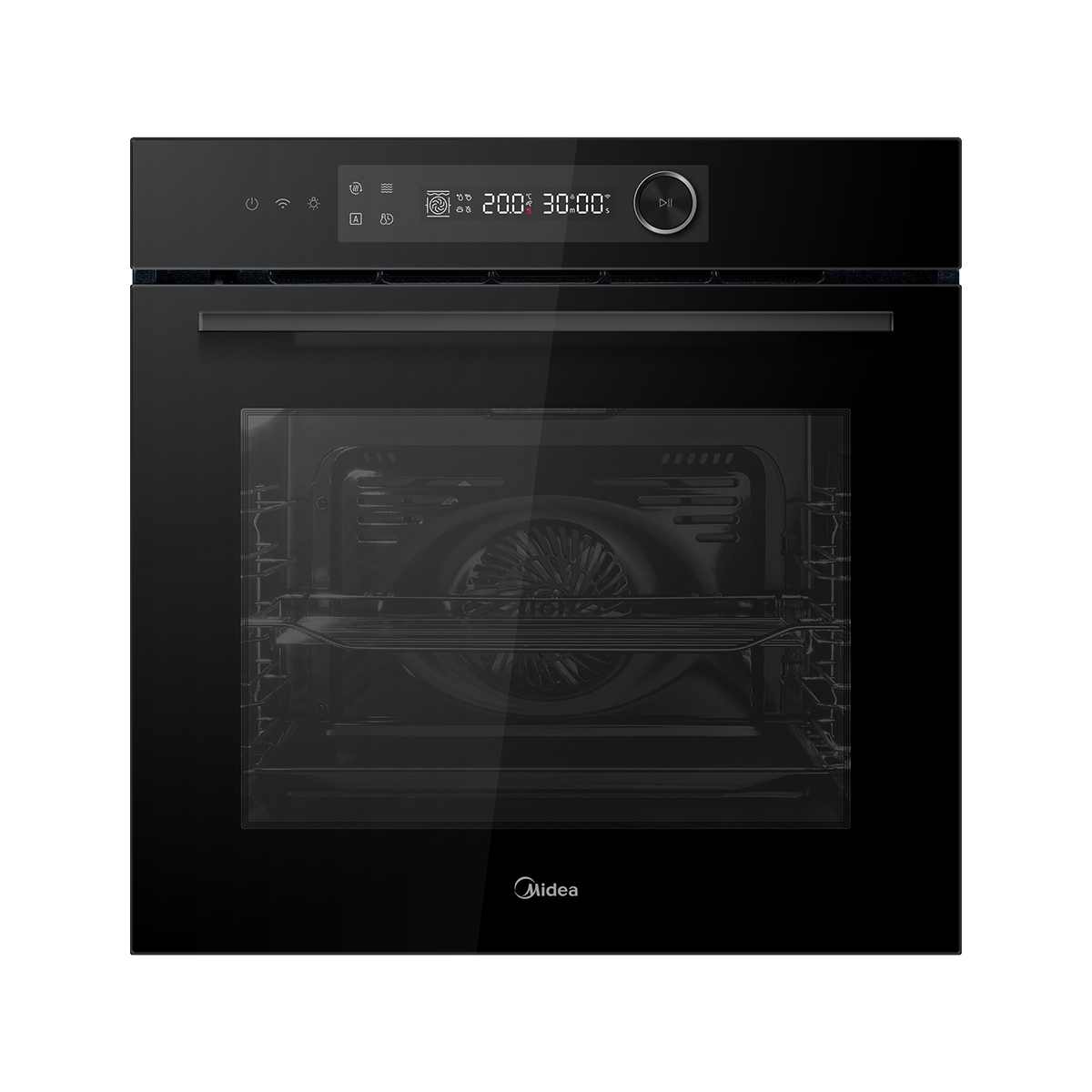 Four multifonction pyrolyse 72l. Classe A++ MBO7NP30E4-BK | Midea FR