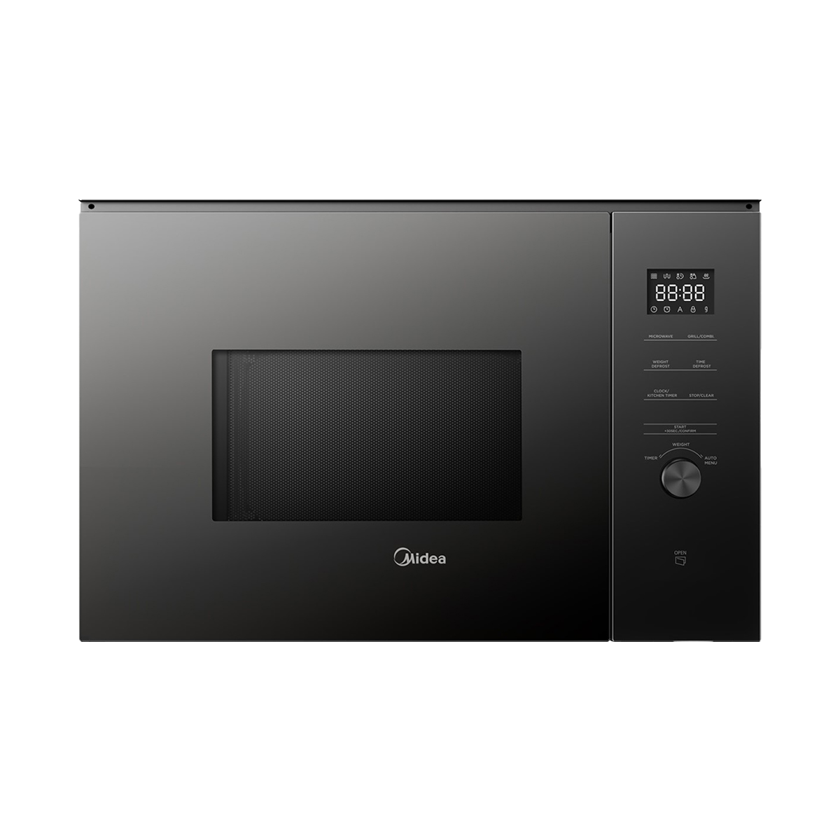 Four micro-ondes gril tout intégrable 25l. MBMTG925H-BK | Midea FR