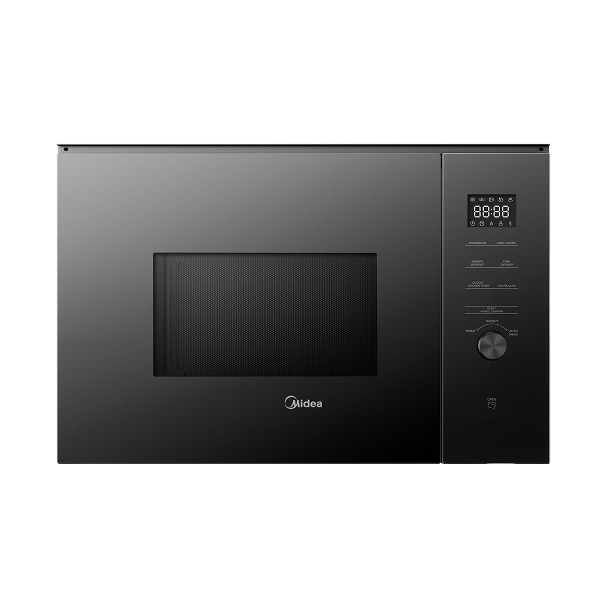 Four micro-ondes gril tout intégrable 25l. MBMTG925H-BK | Midea FR