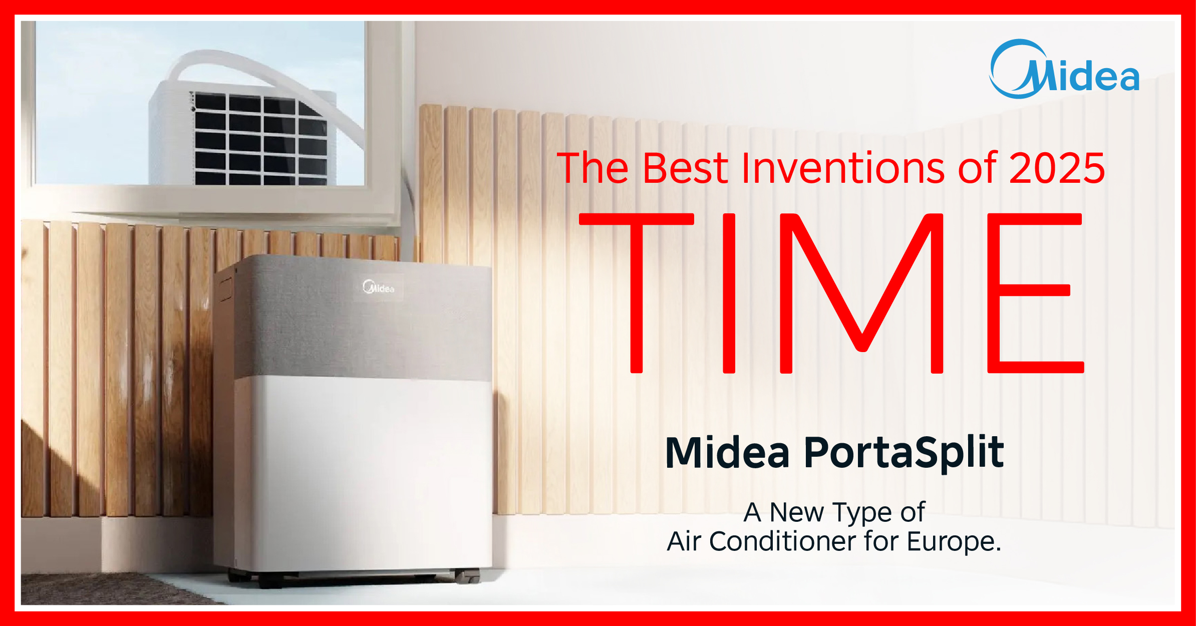 Midea's PortaSplit air conditioner has been successfully nominated as ...