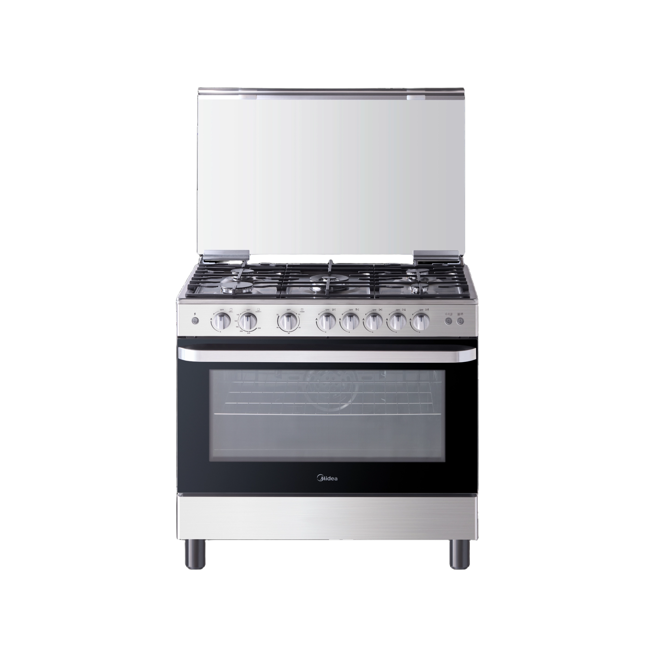 Midea Gas Cooker with XpressGrill Infrared Burner 90 Cm - Convection ...