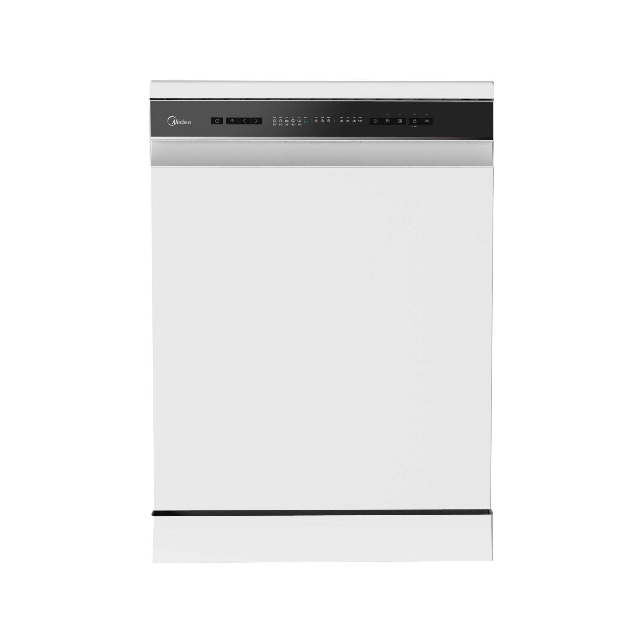 Midea Freestanding Smart Dishwasher 14 Place Setting with Extra Drying ...
