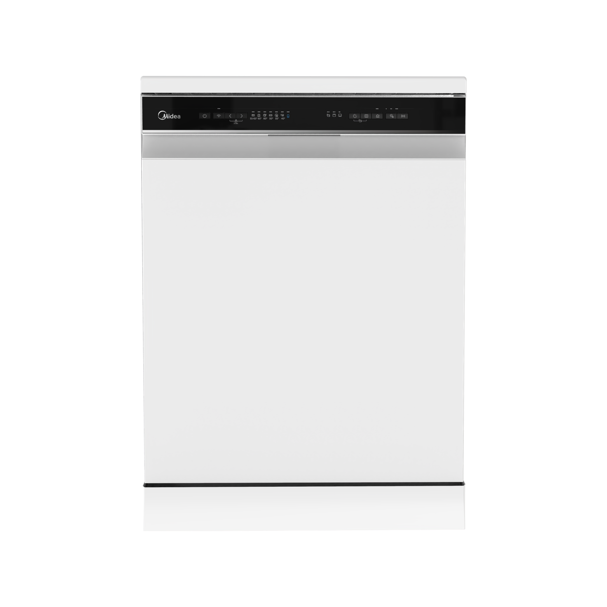 Midea Freestanding Smart Dishwasher 14 Place Setting with Dual Zone ...
