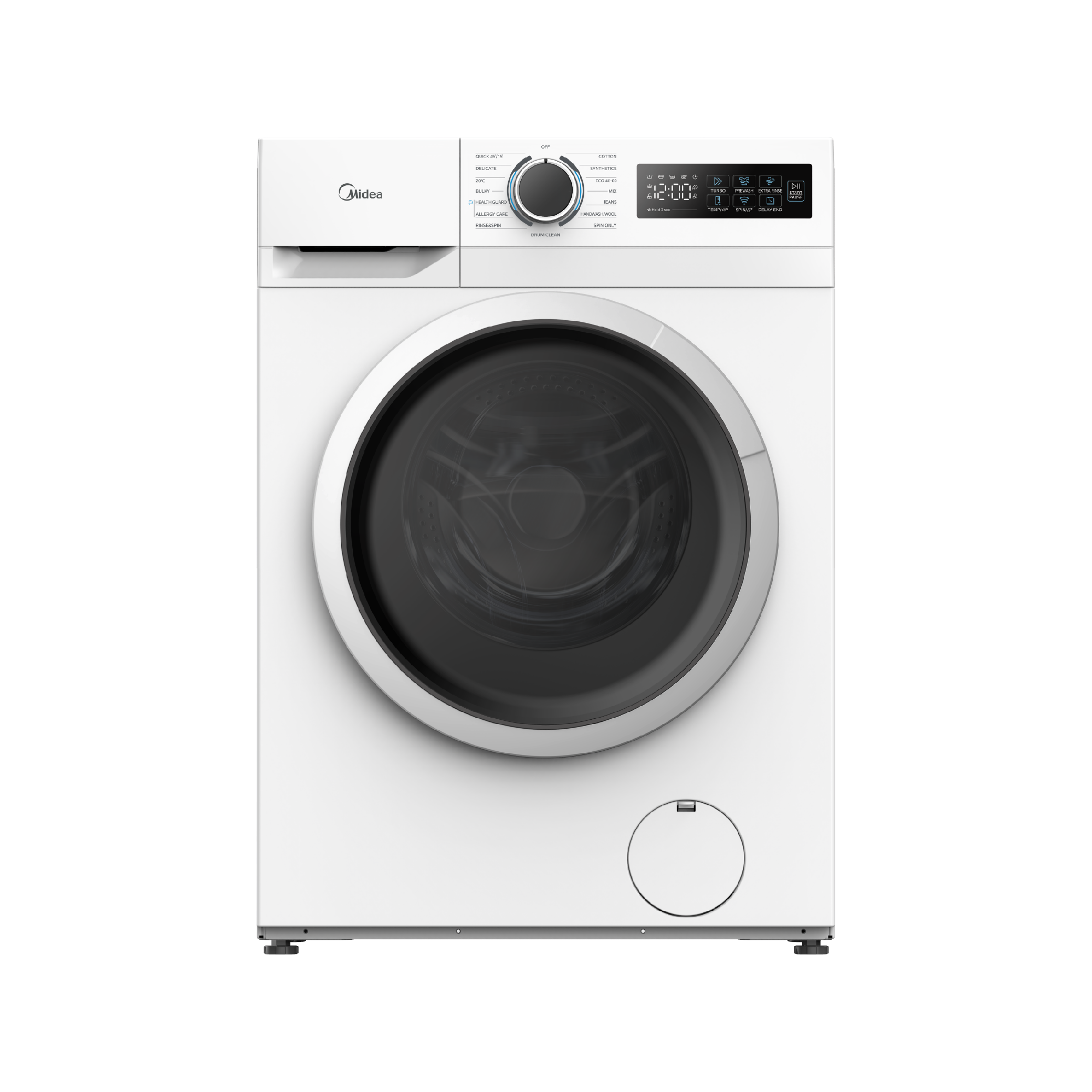Midea Front Load Washer Turbo Wash With Power Mix - 7 Kg - White MF110W70B/W-GCC | Midea ME