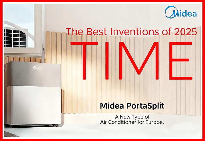 Midea's PortaSplit air conditioner has been successfully nominated as ...