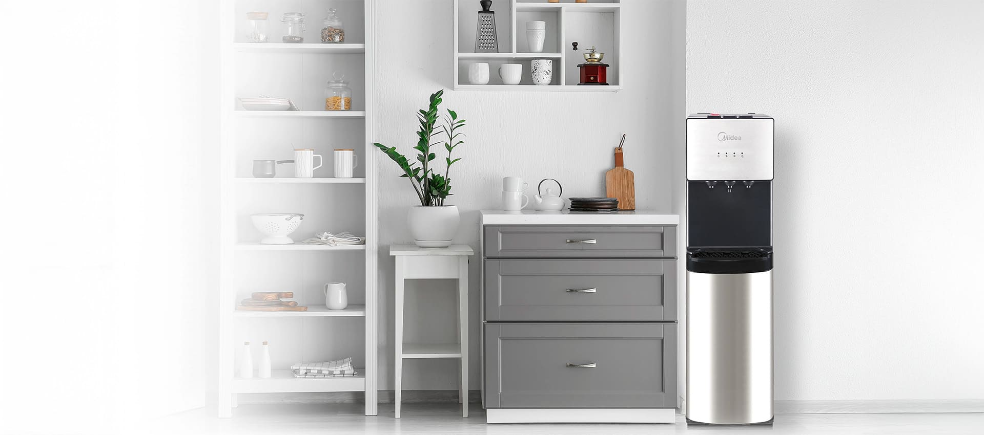 Ukuran Dispenser Galon Atas & Galon Bawah Midea