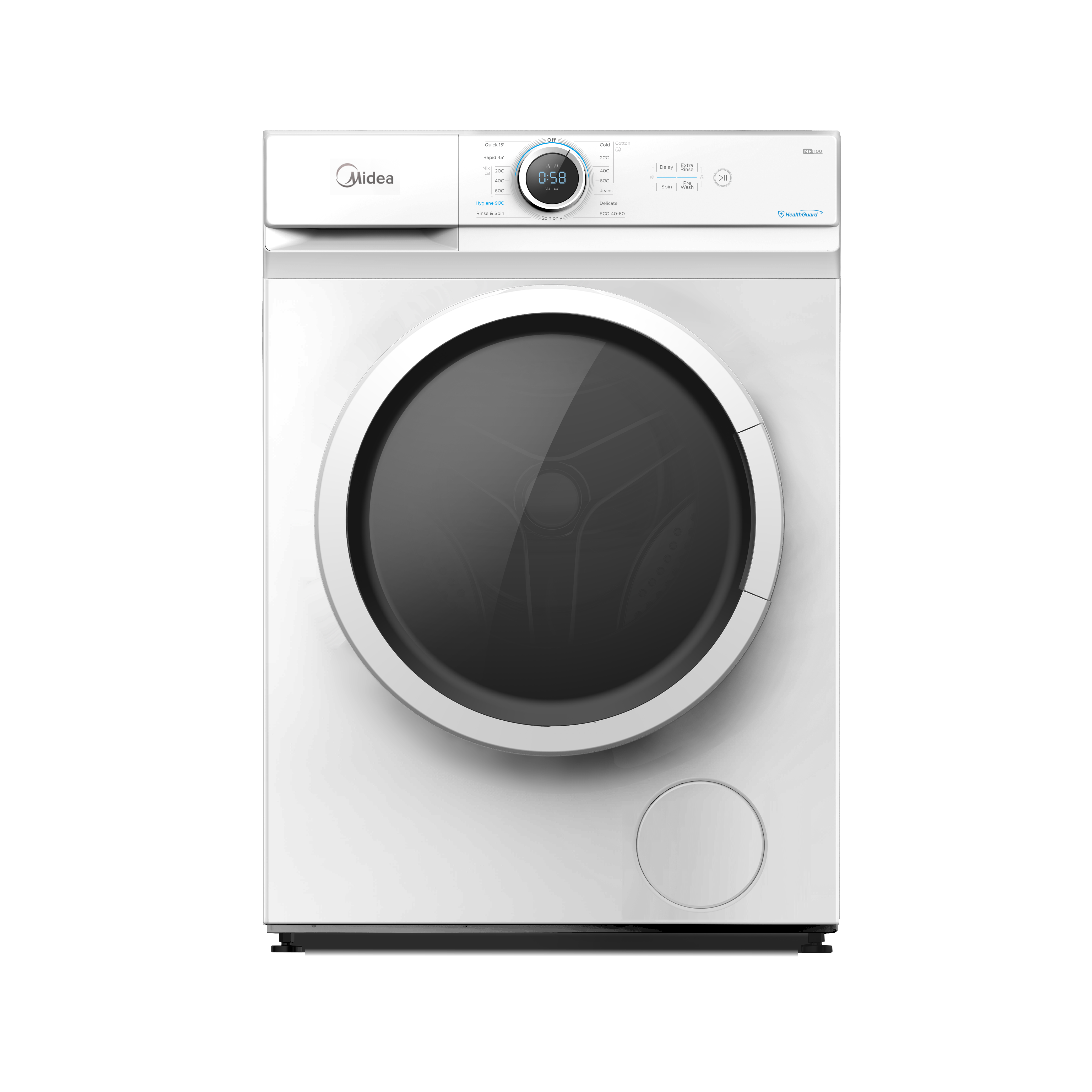 Midea 7.5 Kg Hygiene 90°C Front Load Washer MF100W75
