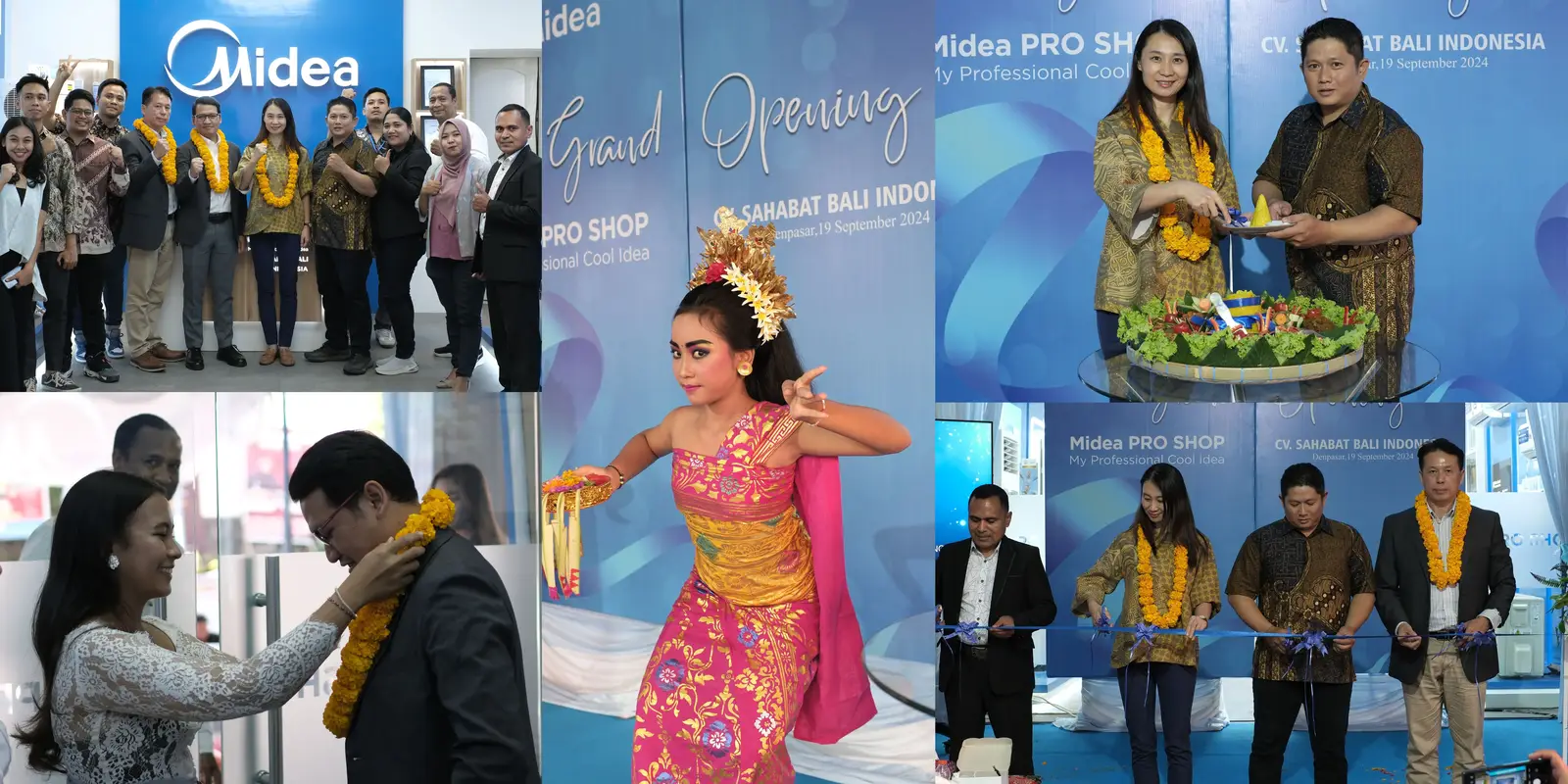 Grand Opening Midea Pro Shop Sahabat Bali Indonesia, Denpasar