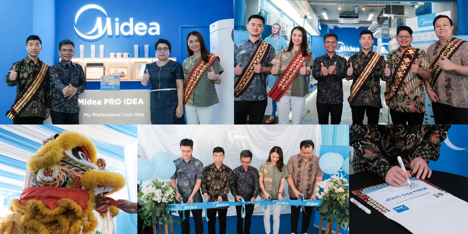 Grand Opening Midea Pro Shop Sarana Sejuk Aircon, Lampung