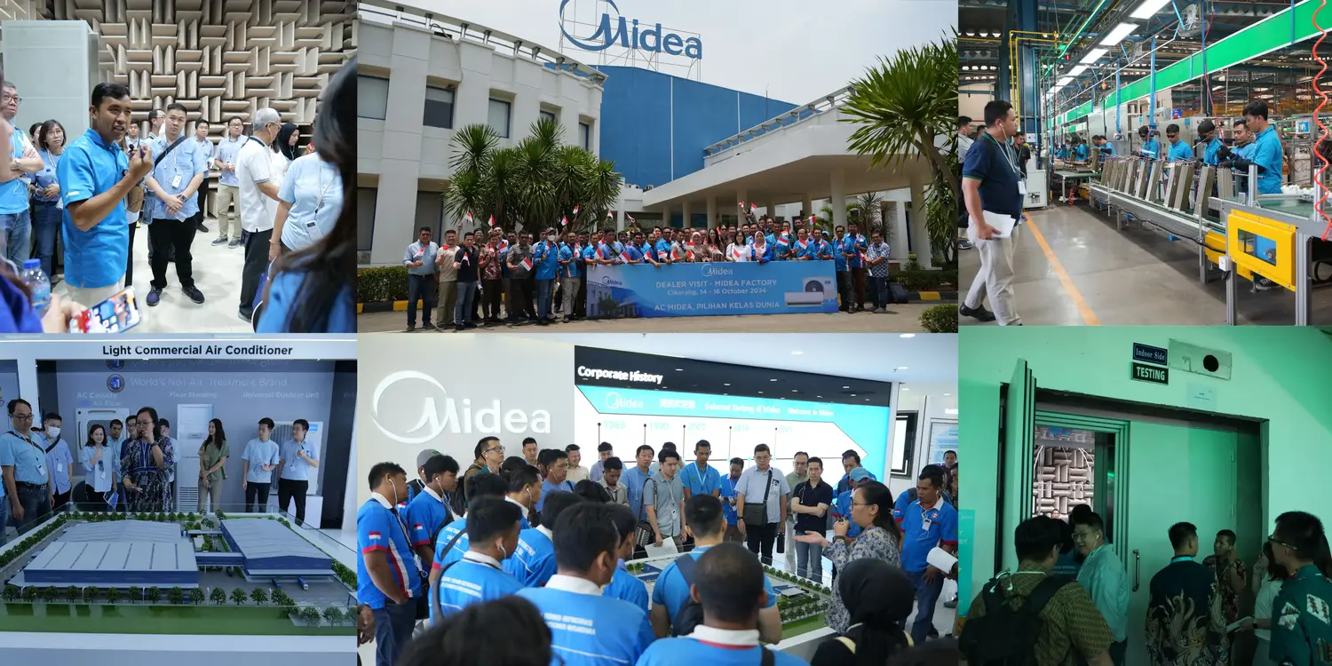 Midea Invites 175 Dealers and Technicians to New Factory in Cikarang ...