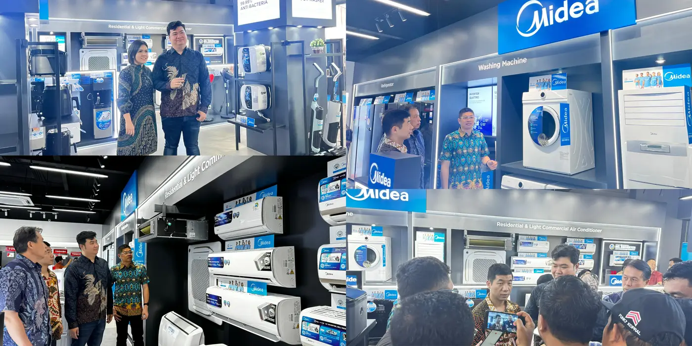 Grand Opening Midea Shop In Shop Pertama di Indonesia