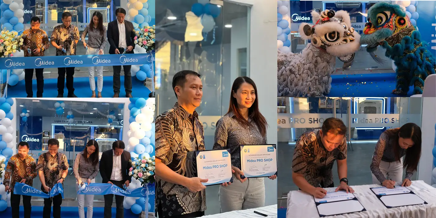 Grand Opening Midea Pro Shop Ke-enam, Denpasar
