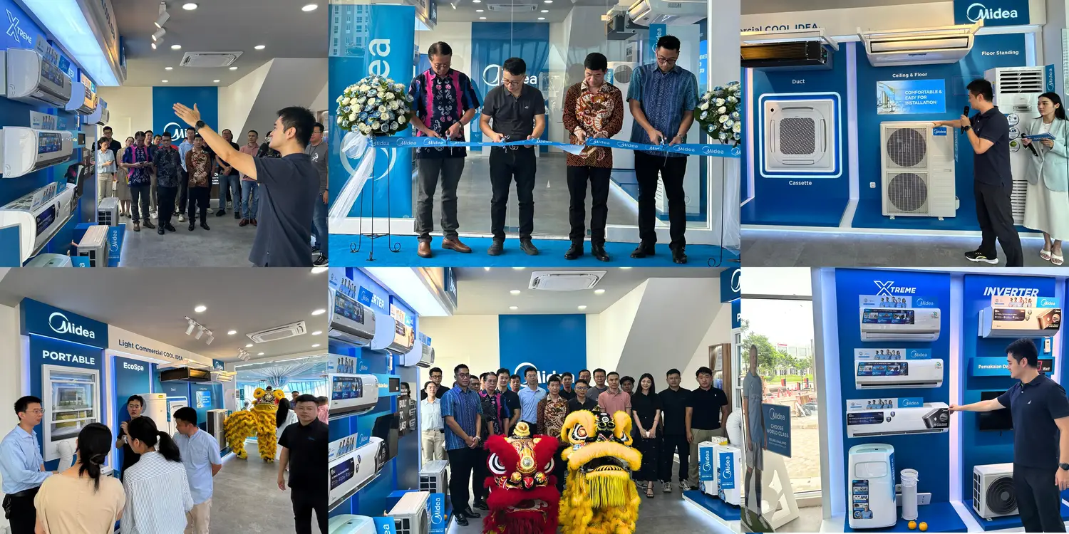 Grand Opening Midea Pro Shop Wonderful International Indonesia, Pantai ...