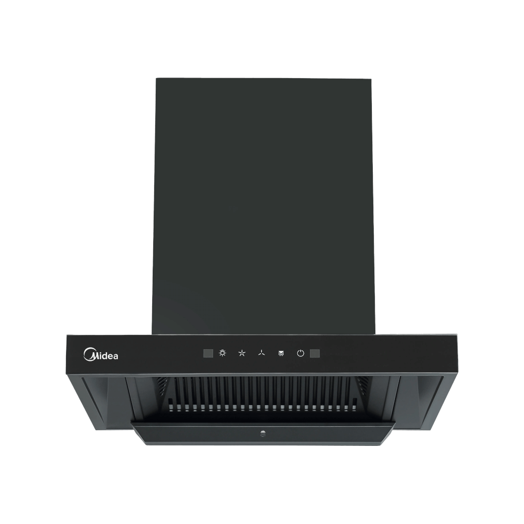 Midea Kitchen Chimney T-Shaped 60cm, with 1400 m³/hr Air Suction MCHT ...