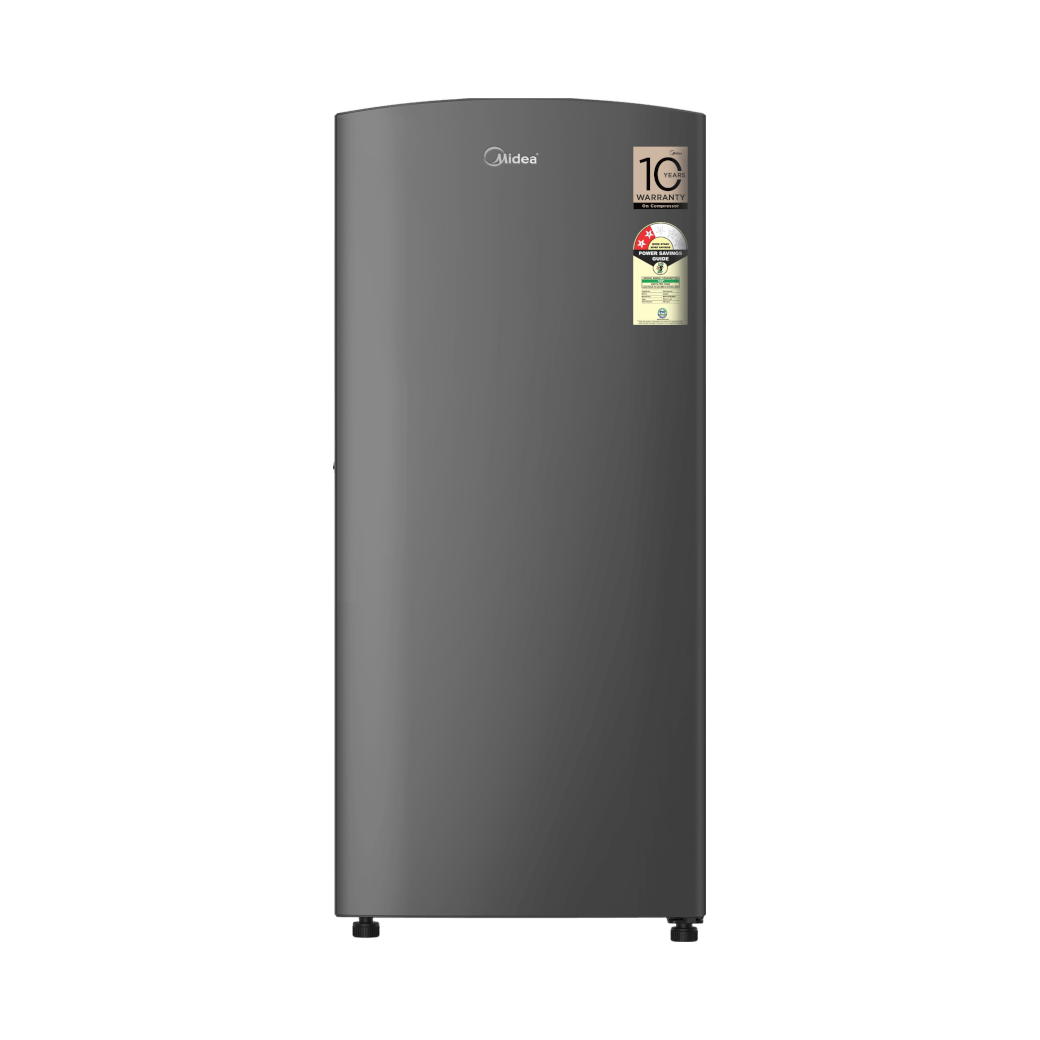 Midea 187 L Direct Cool Refrigerator (2 Star, Grey) MRD187I2XPAG