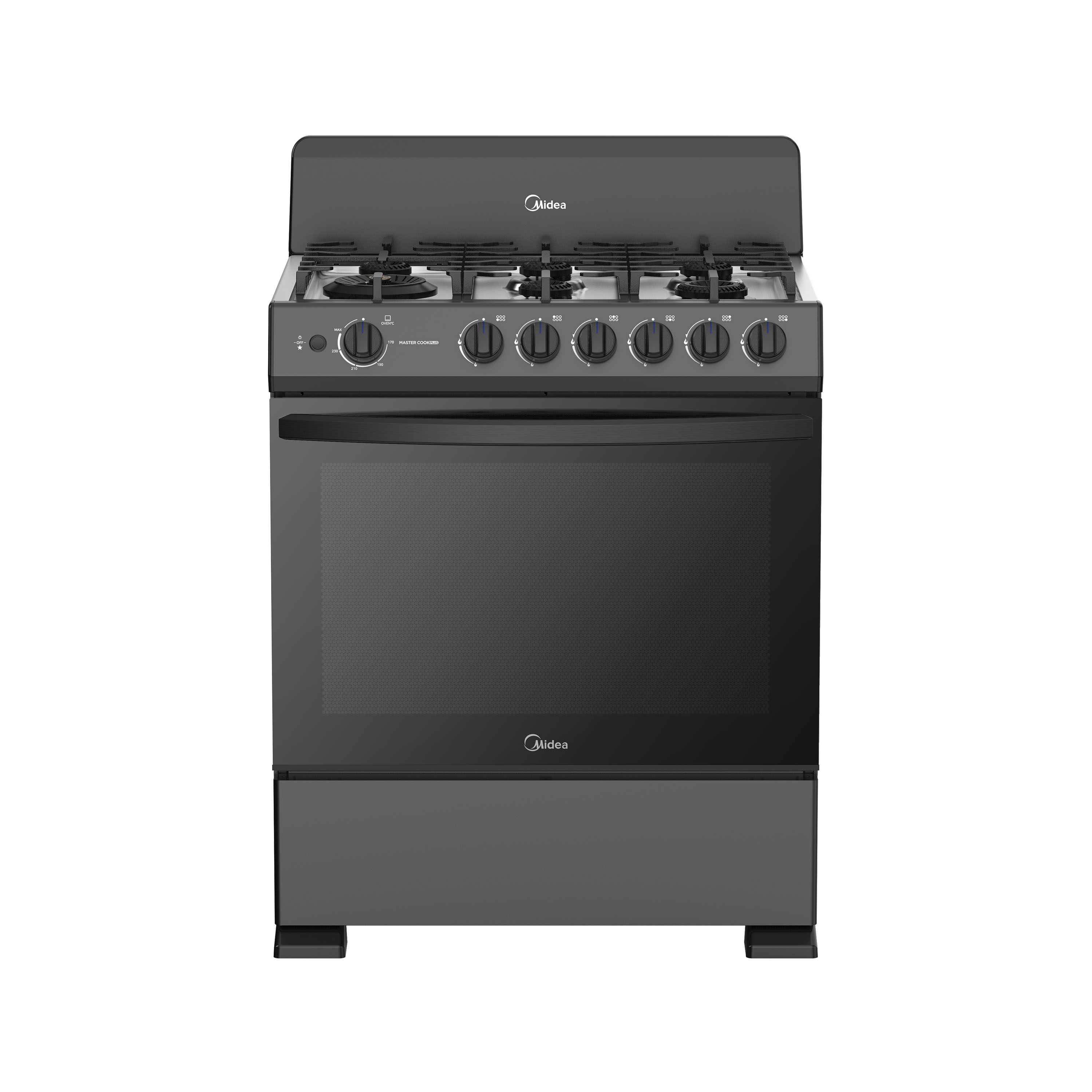 Estufa de piso con copete 30" MASTER COOK Plus Negra MGS30FS1BIABBF ...