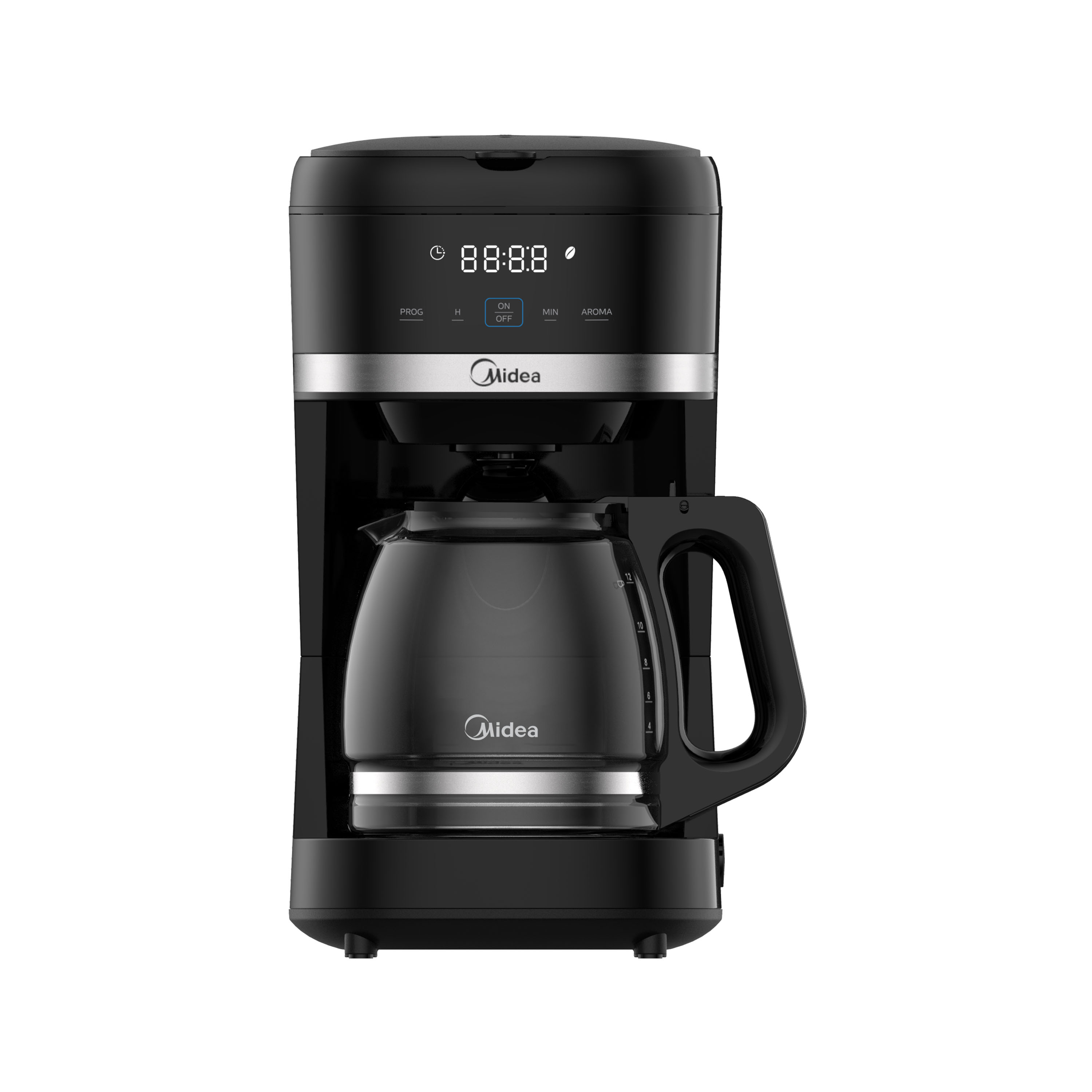 Cafetera Digital de Filtro Smart Brew 12 Tazas MCD12RWCK | Midea MX