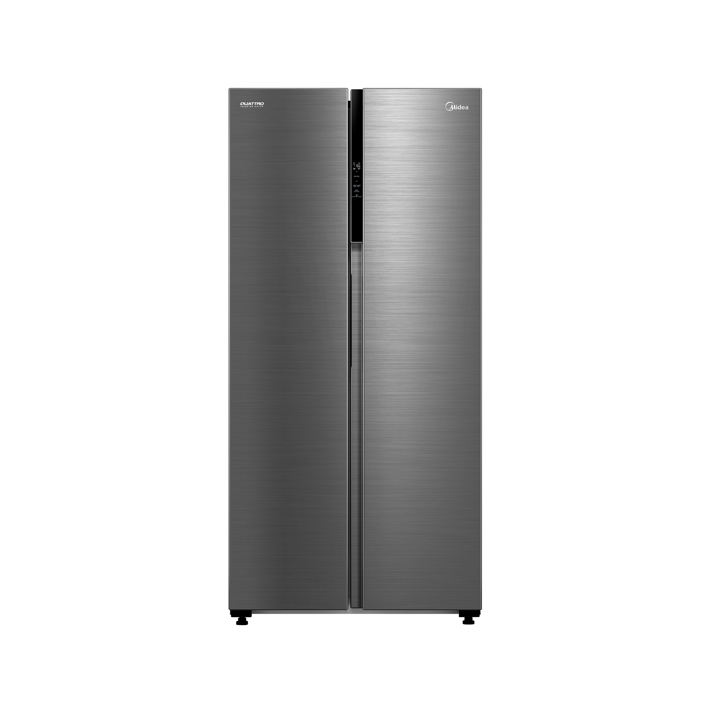 Refrigerador Automático Side By Side Inverter Quattro Bru Steel 17 Pies ...
