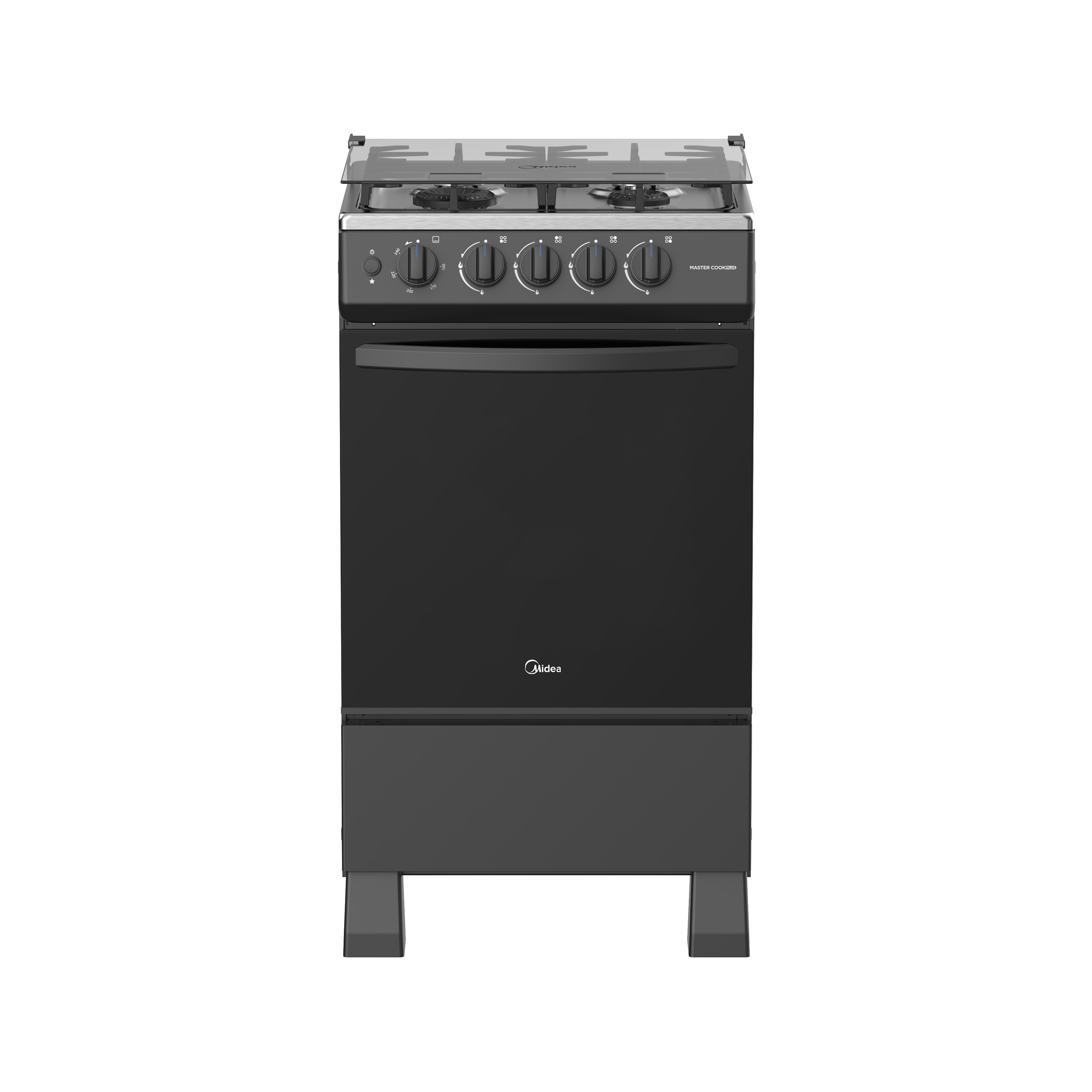 Cocina a Gas MasterCook Plus 20" Negra MGS20FS2LFAMB-PE | Midea PE