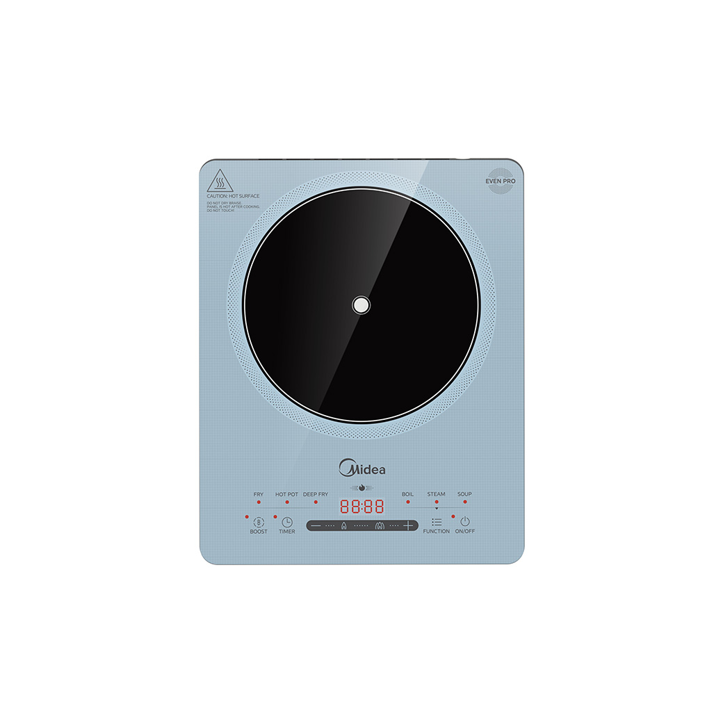 Midea 2,200W Digital Induction Cooker (Ice Salt Blue) MIC220T0AGBH ...