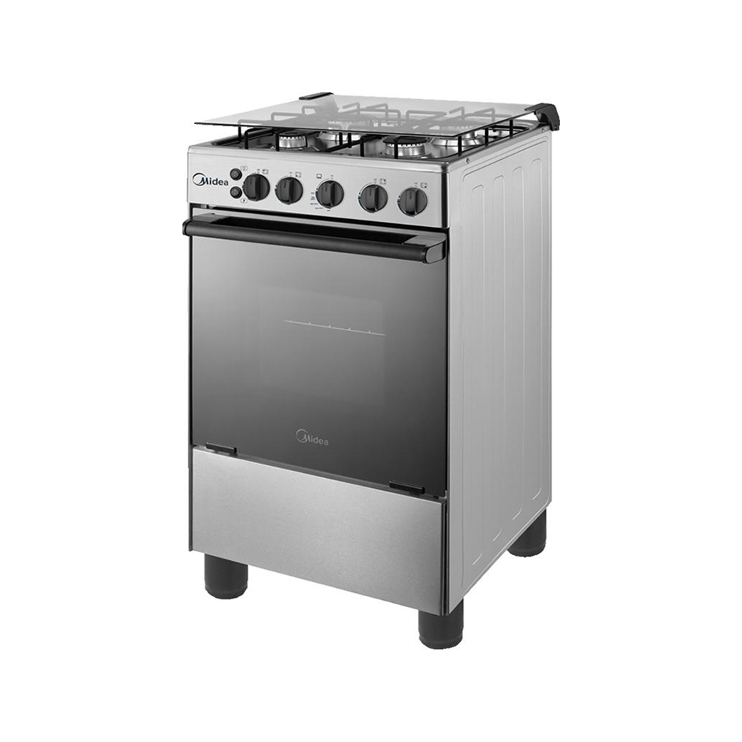 Midea 60cm 4-Burner Gas Range Silver 24BMG4G057-S1 | Midea PH