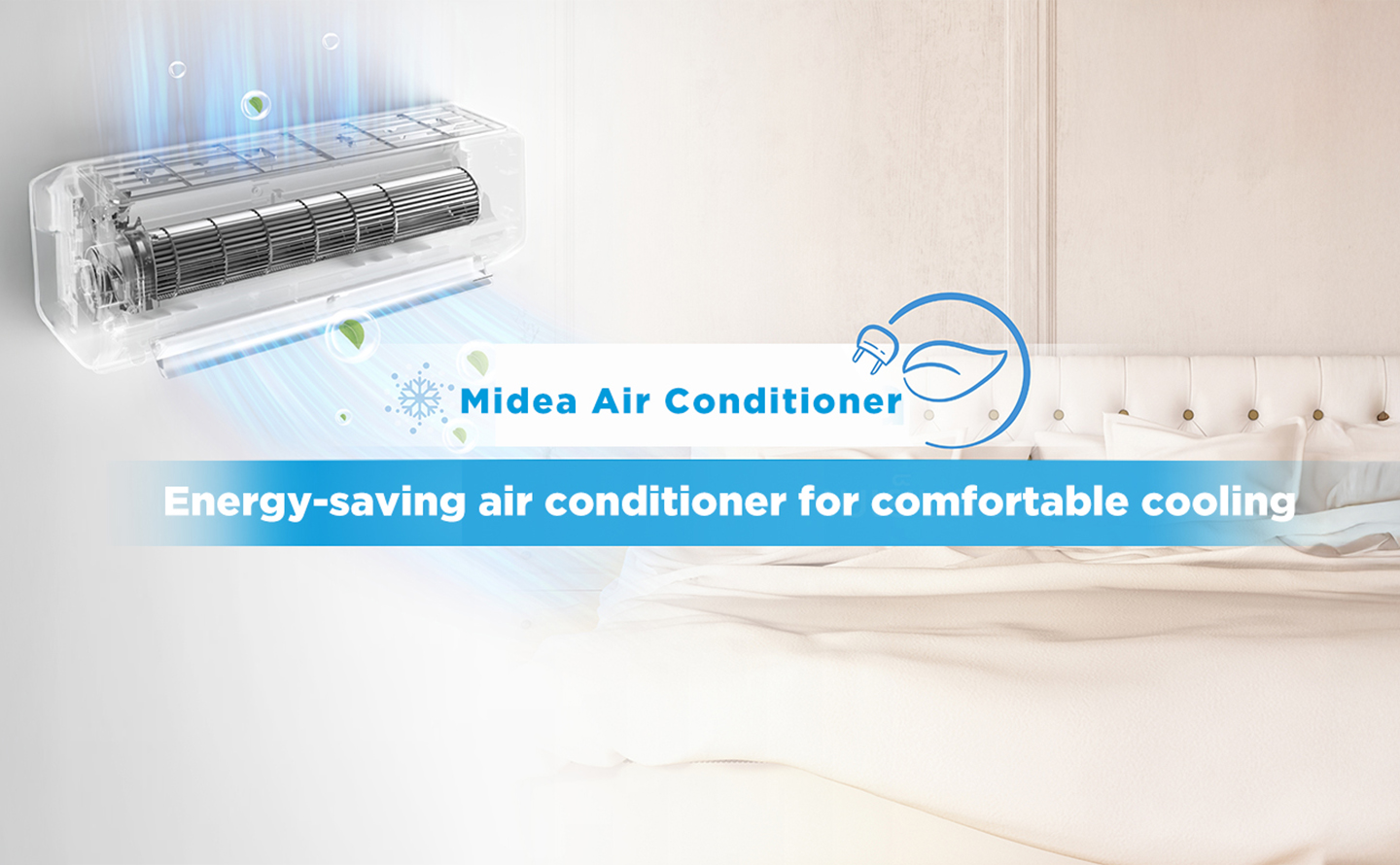 The Midea Energy-saving Air Conditioner delivers cool comfort while ...