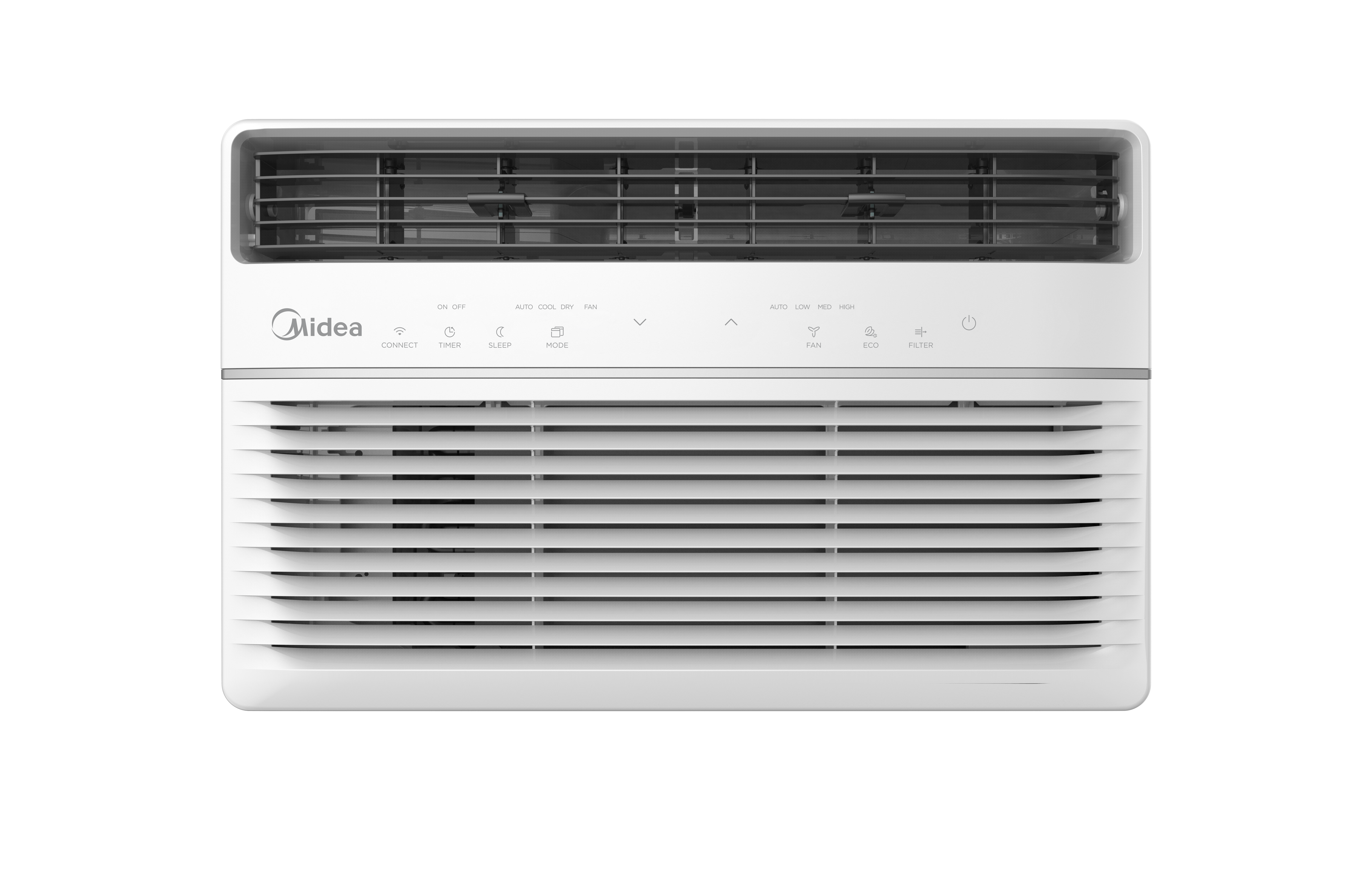 Midea 8,000 BTU DOE SmartCool Window Air Conditioner, for spaces up to 350 sq. ft. MAW08S1YWT ...