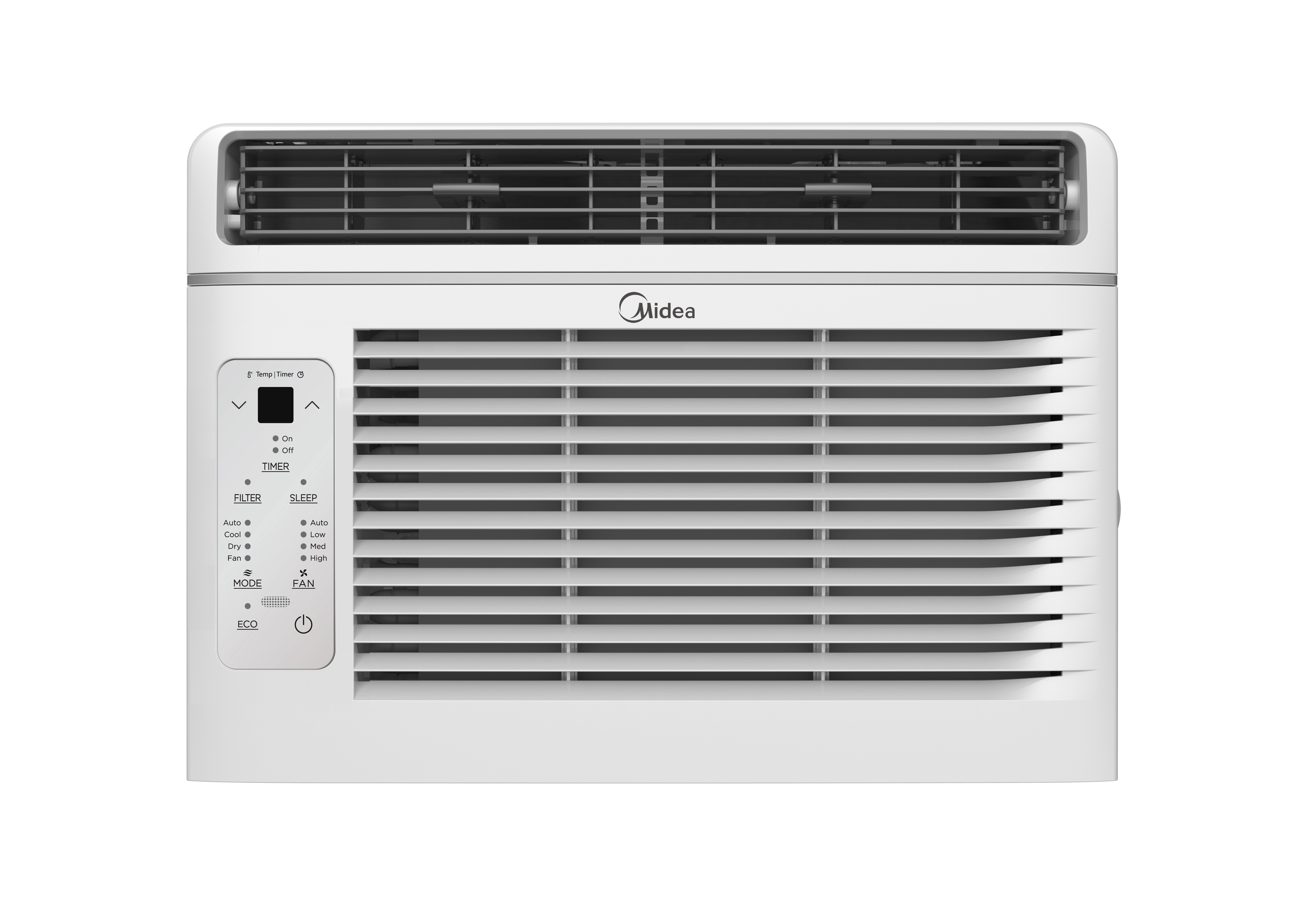Midea 6,000 BTU Window Air Conditioner with Remote Control, Cools up to ...