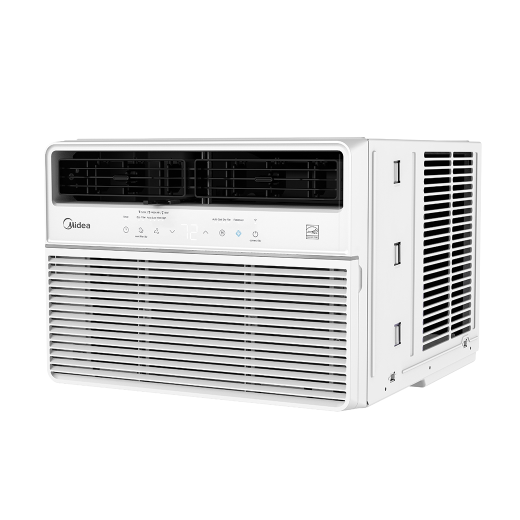 Midea 12,000 BTU DOE Smart Inverter Window Air Conditioner, for spaces ...