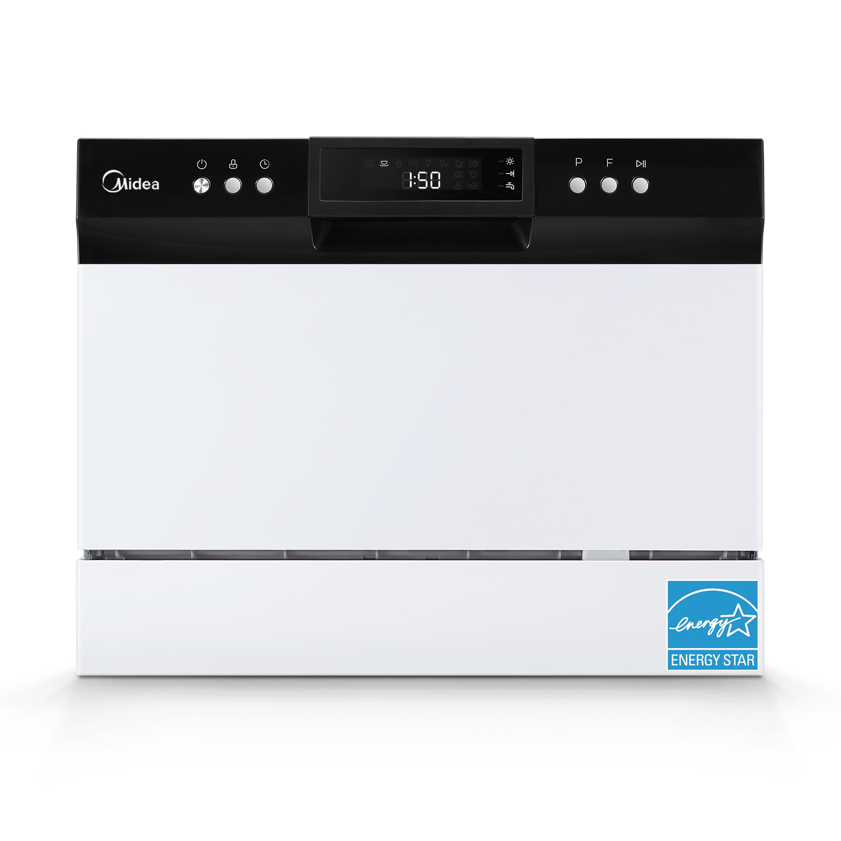Midea 22" Portable Countertop Dishwasher with 8 Washing Cycles | Midea US