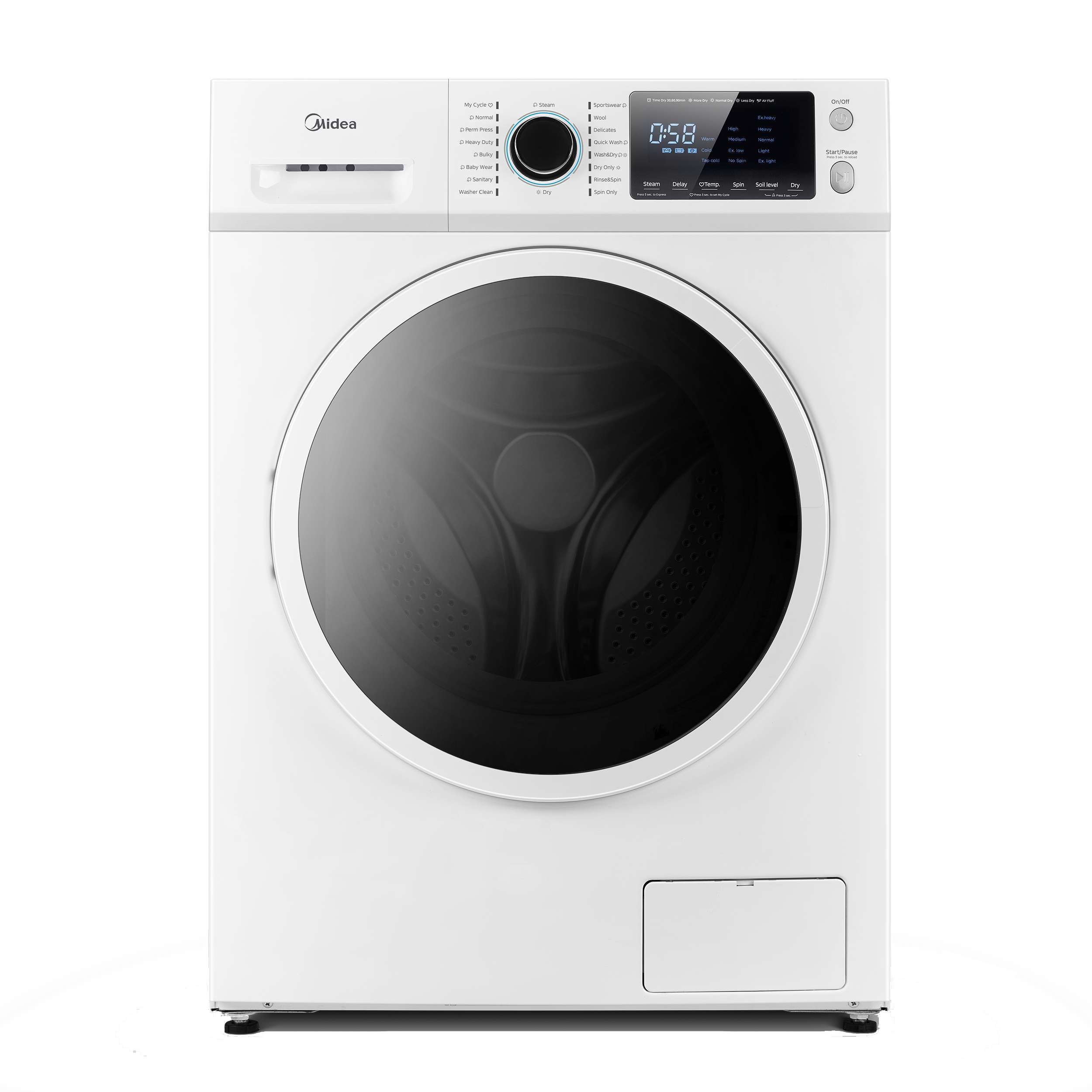 Midea 2.7 cu. ft. All-in-One Washer & Dryer Combo MLC27N3AWW