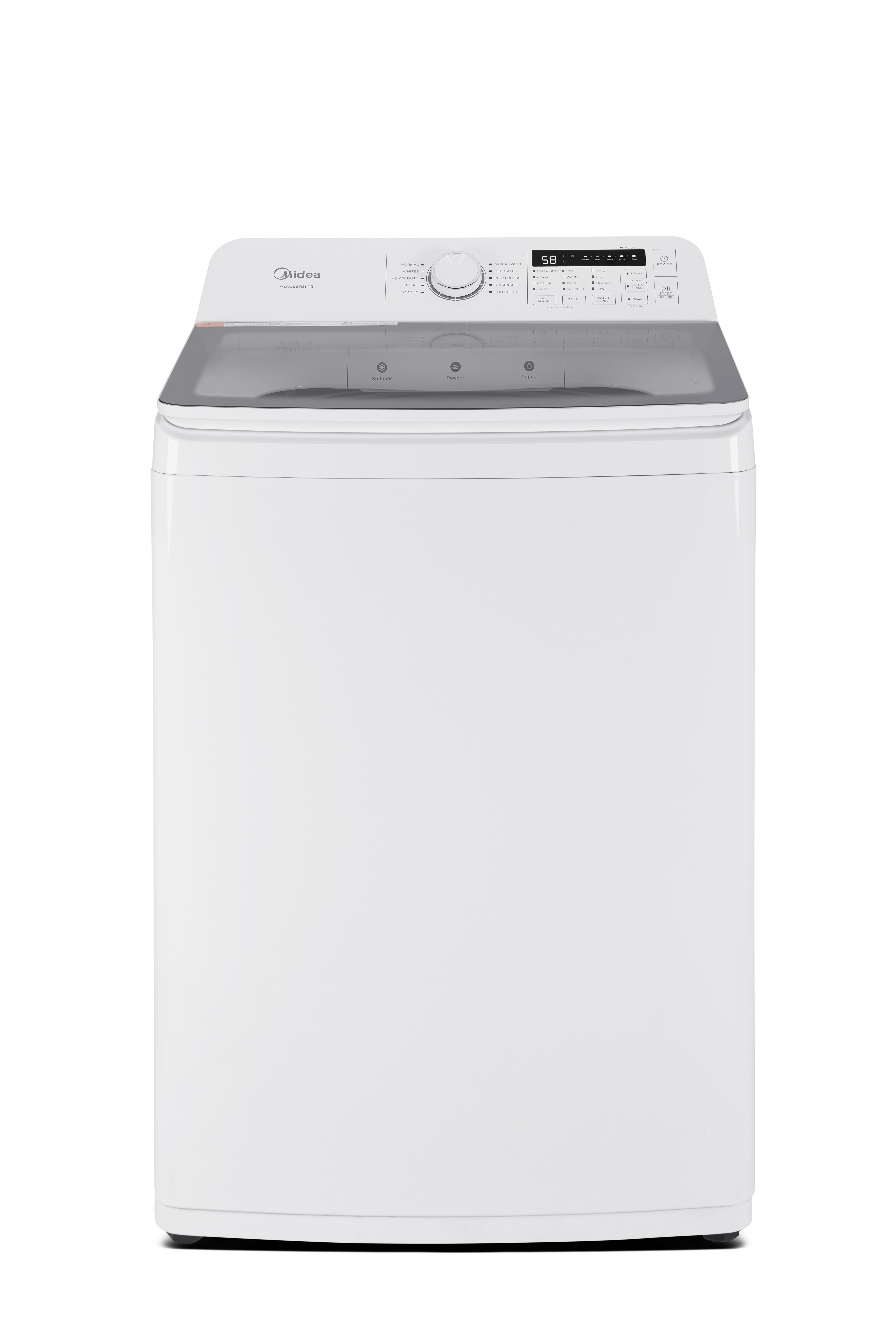 Midea 4.5 cu. ft. Top Load Washer with Wave-Impeller MLTW45M1AWW