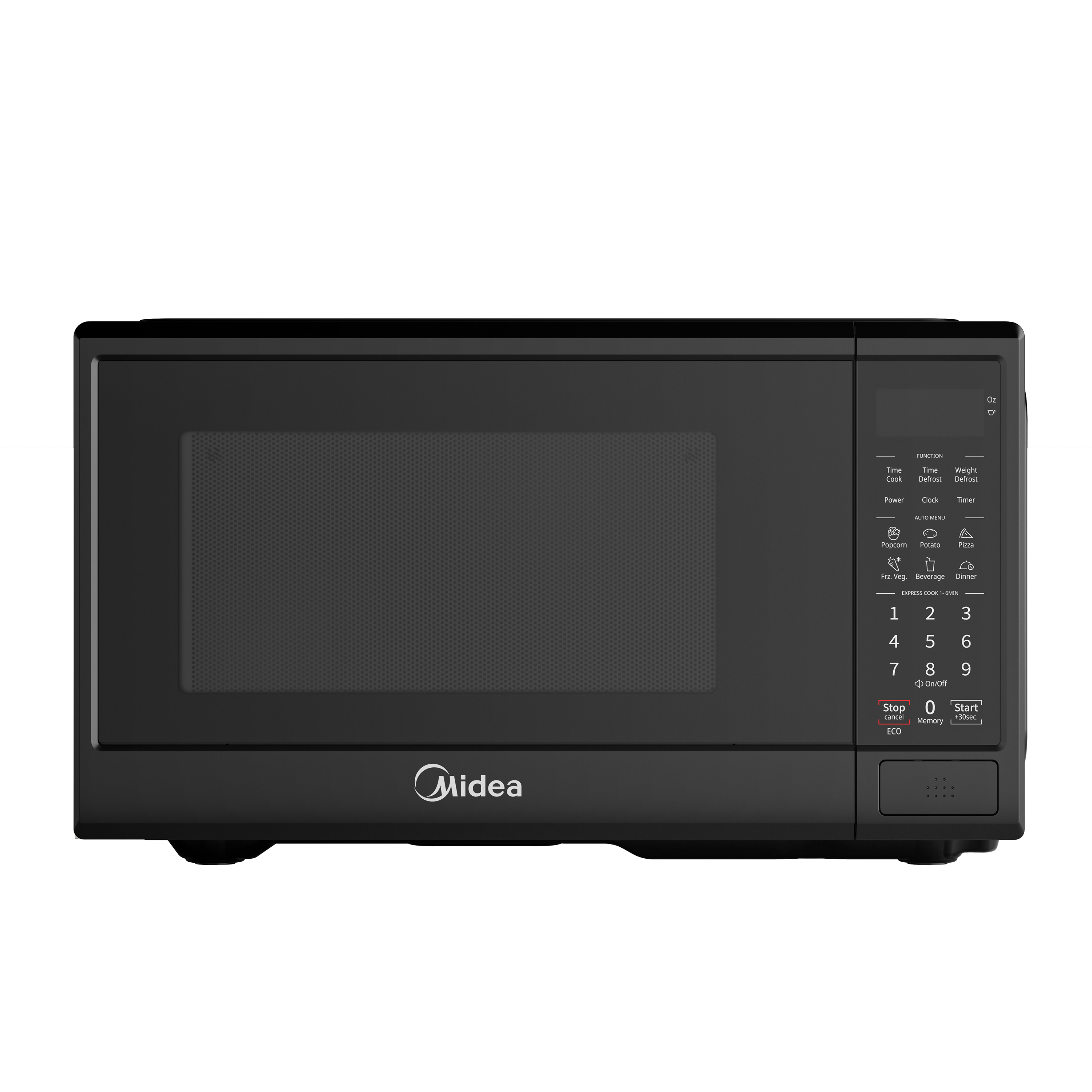 Midea 0.9 cu. ft. Countertop Microwave with 6 Preset Cooking Options ...