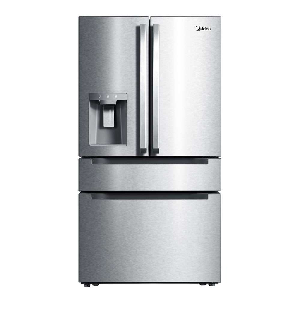 Midea 21.6 cu. ft. Smart Counter-Depth French Door Refrigerator with ...