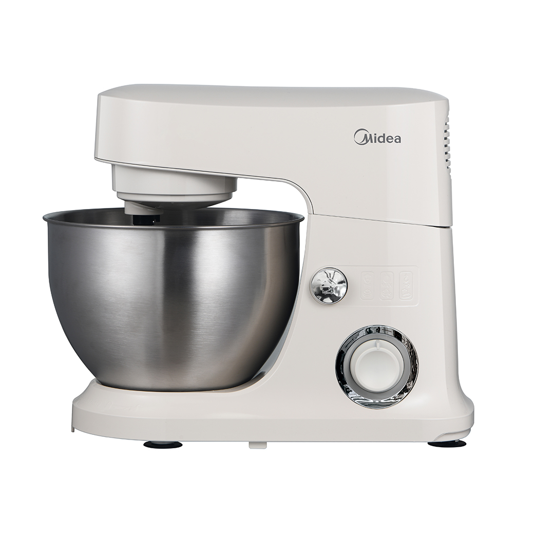 Midea 5-Quart 300-Watt Tilt-Head Stand Mixer (Cream) MKM30130BPY