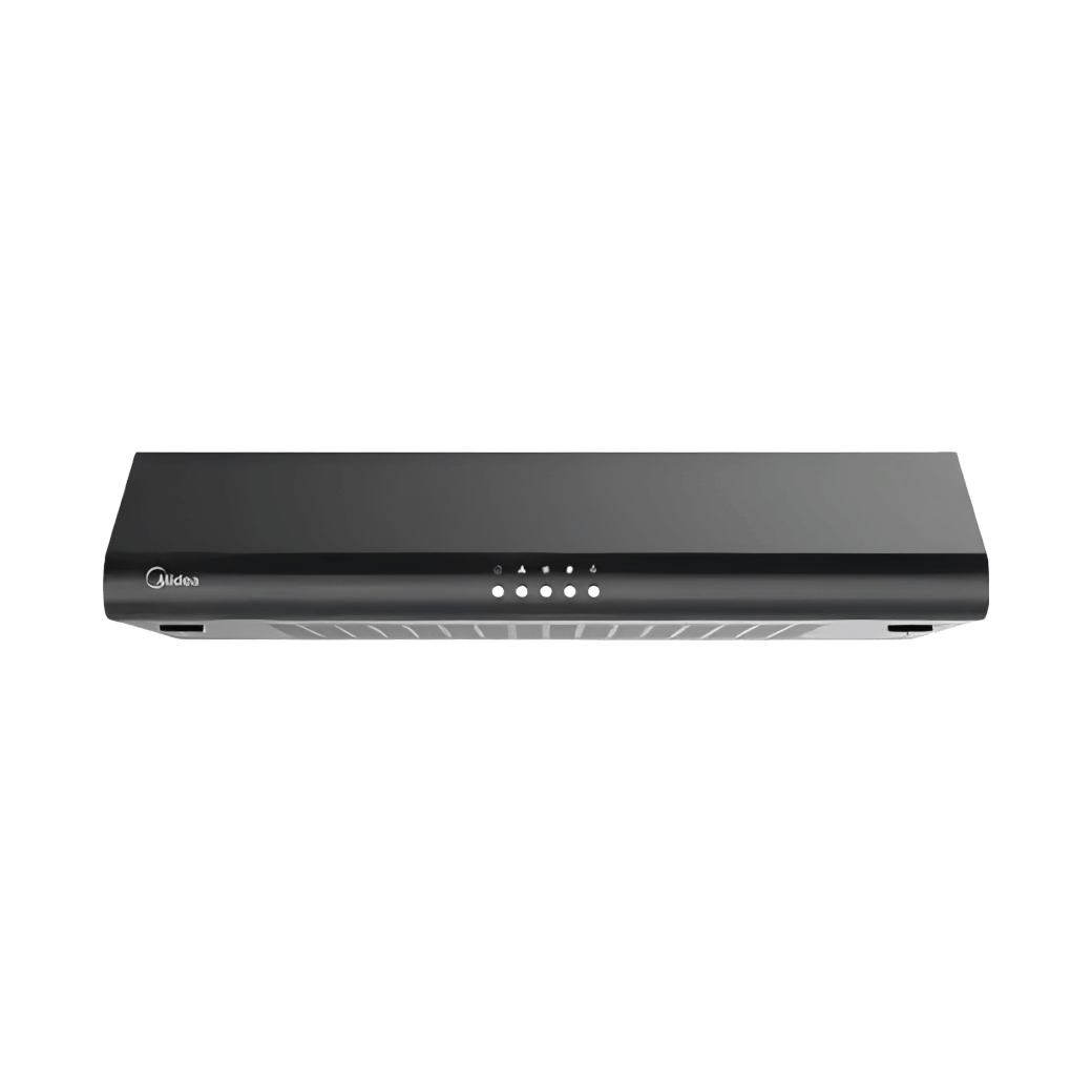 Midea Range Hood T-Shape with LED Light, 3×6 Layer Washable Grease ...