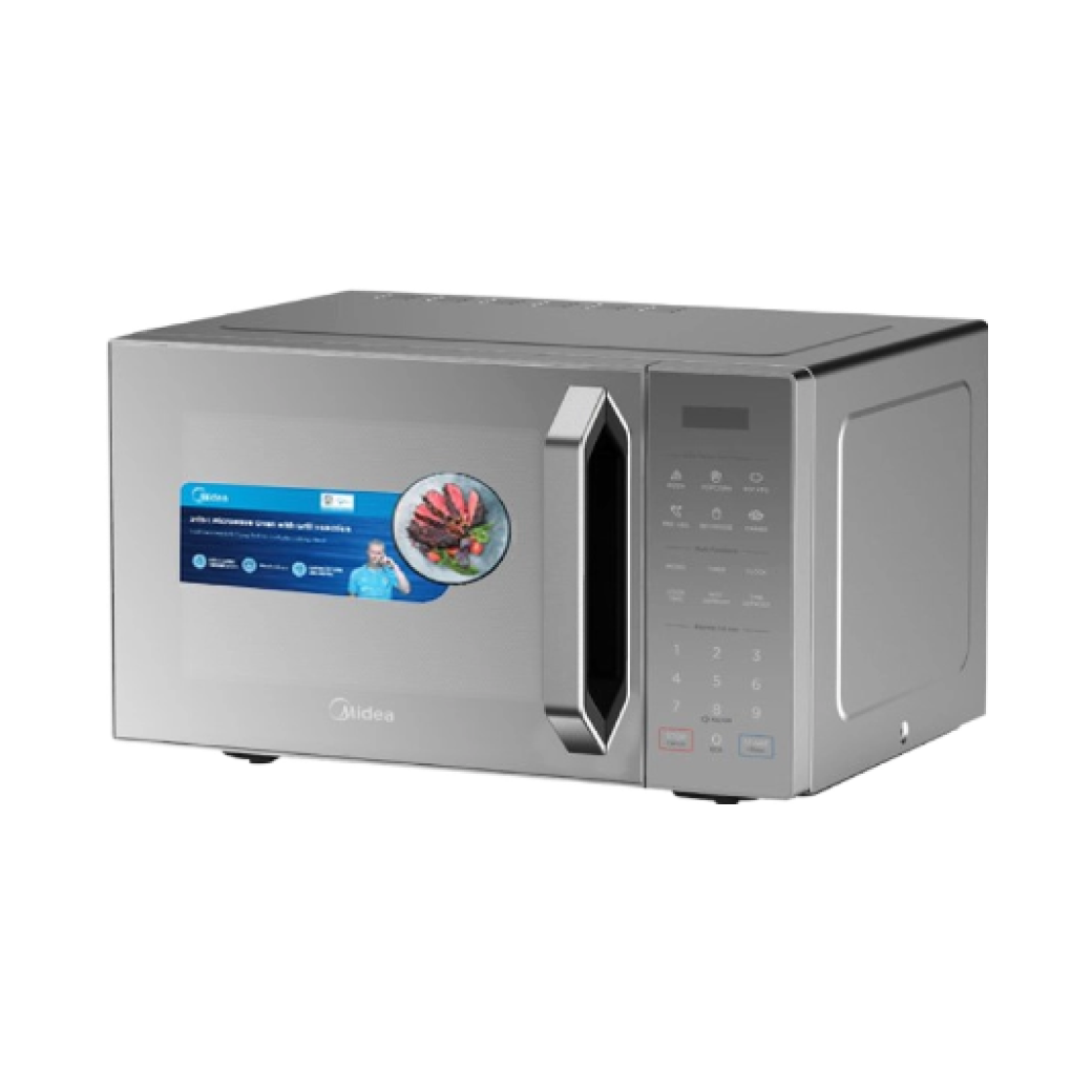 Microwave Oven 30L, 900W, Digital Control with Grill & Silver Panel ...