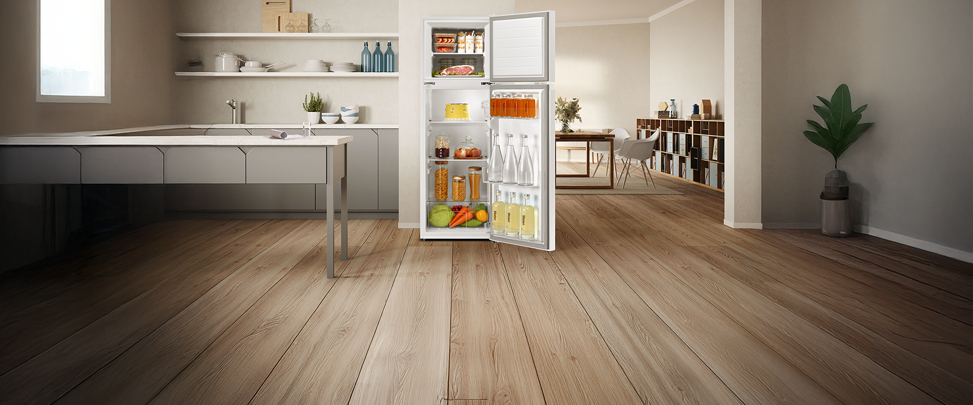 Midea 173L Top Mount Freezer Fridge – Stylish, Practical Cooling for ...