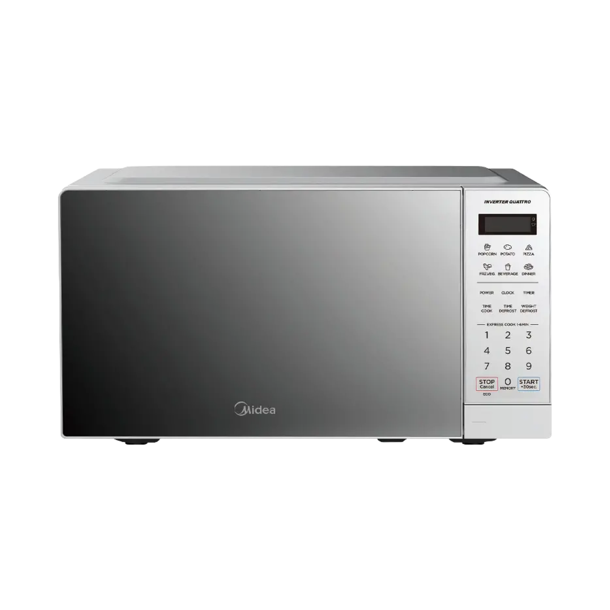 20L Digital Microwave Oven EM20-SILVER-MIRROR