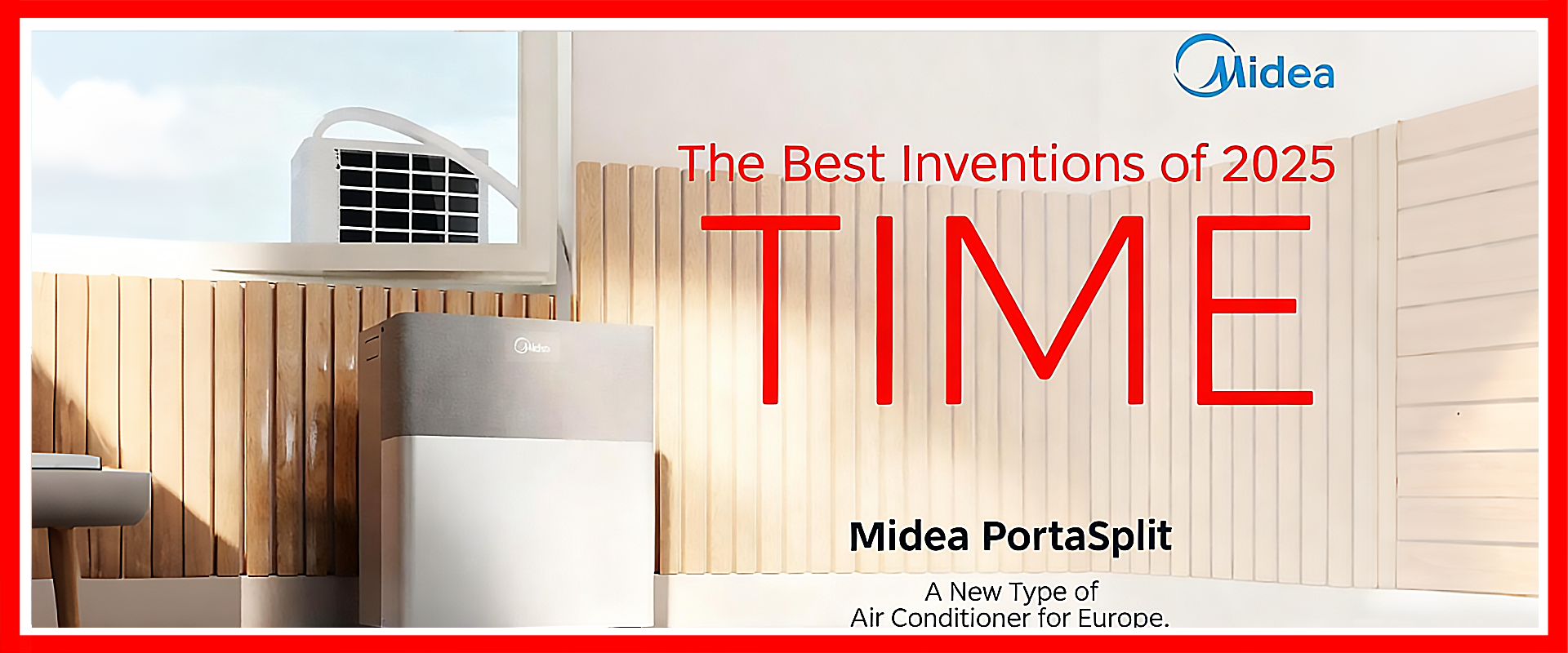 Midea's PortaSplit air conditioner has been successfully nominated as ...